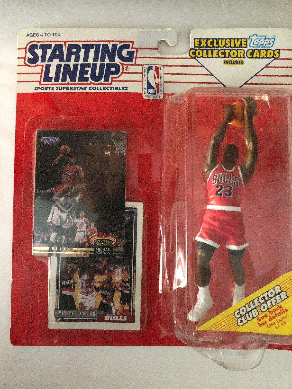 1993 MICHAEL JORDAN STARTING LINEUP BASKETBALL FIGURE | #21973179