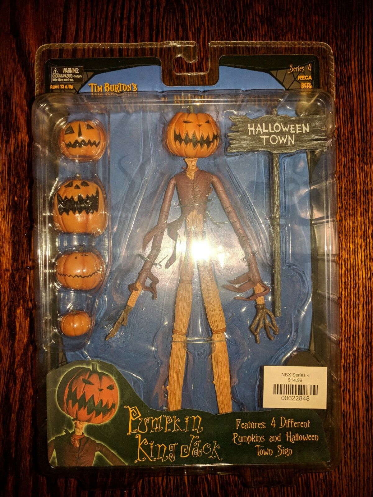 Pumpkin King Jack Skellington Figure Nightmare Before Christmas NECA ...