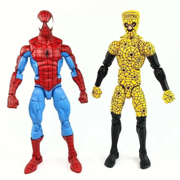 Spiderman 1954 Ben Cooper Costume Marvel Legends Custom 6”action Figure ...