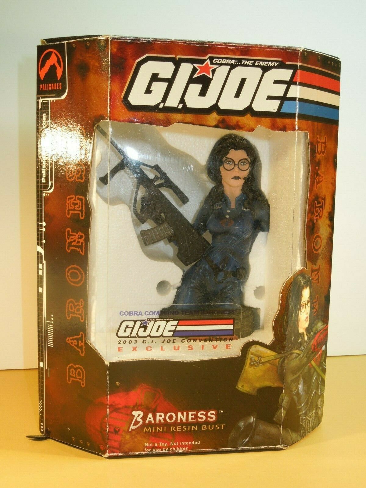 GI Joe 2003 Convention Exclusive Palisades Cobra The Enemy Baroness ...