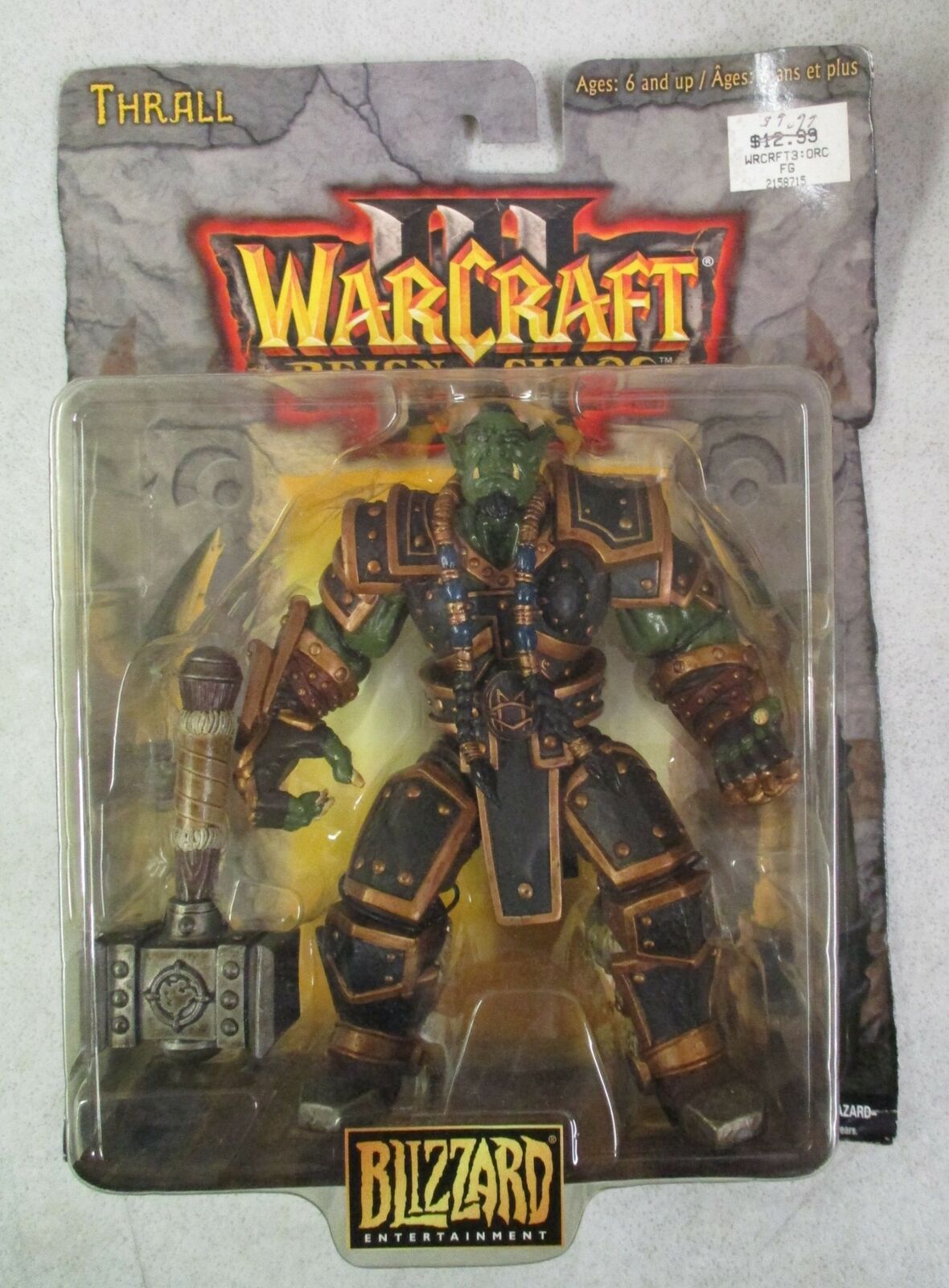 MOC 2002 BLIZZARD ENTERTAINMENT WARCRAFT III REIGN OF CHAOS THRALL ...