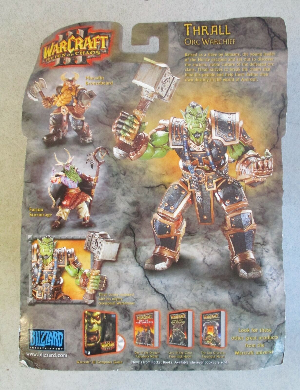 MOC 2002 BLIZZARD ENTERTAINMENT WARCRAFT III REIGN OF CHAOS THRALL ...