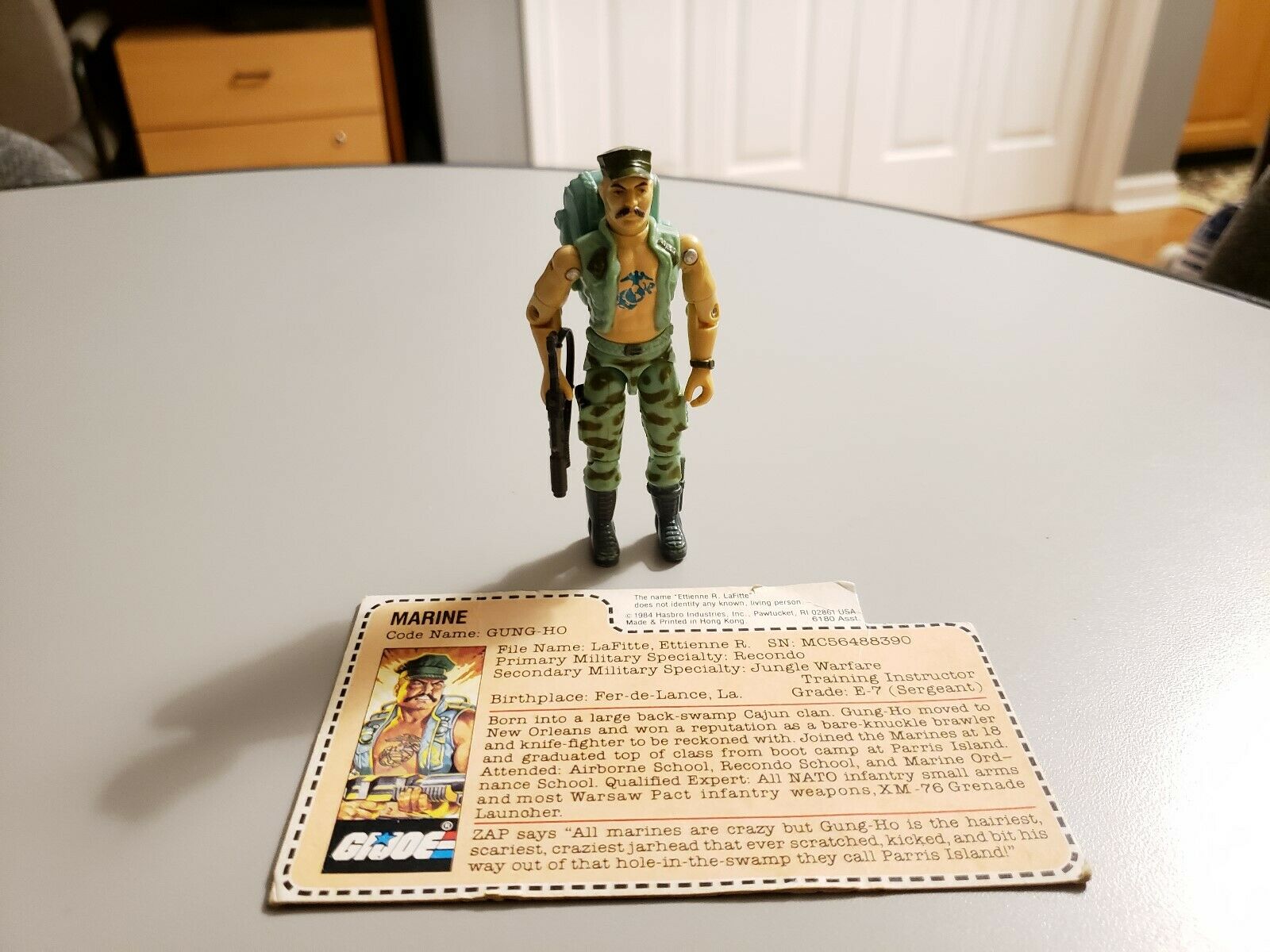 Vintage GI Joe Gung - Ho 1984 100 Complete With File Card Red Back ...