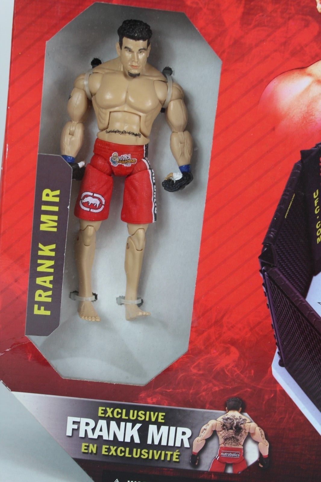 Jakks UFC 100 Making History Octagon 7 Piece Play Set Brock Lesnar ...