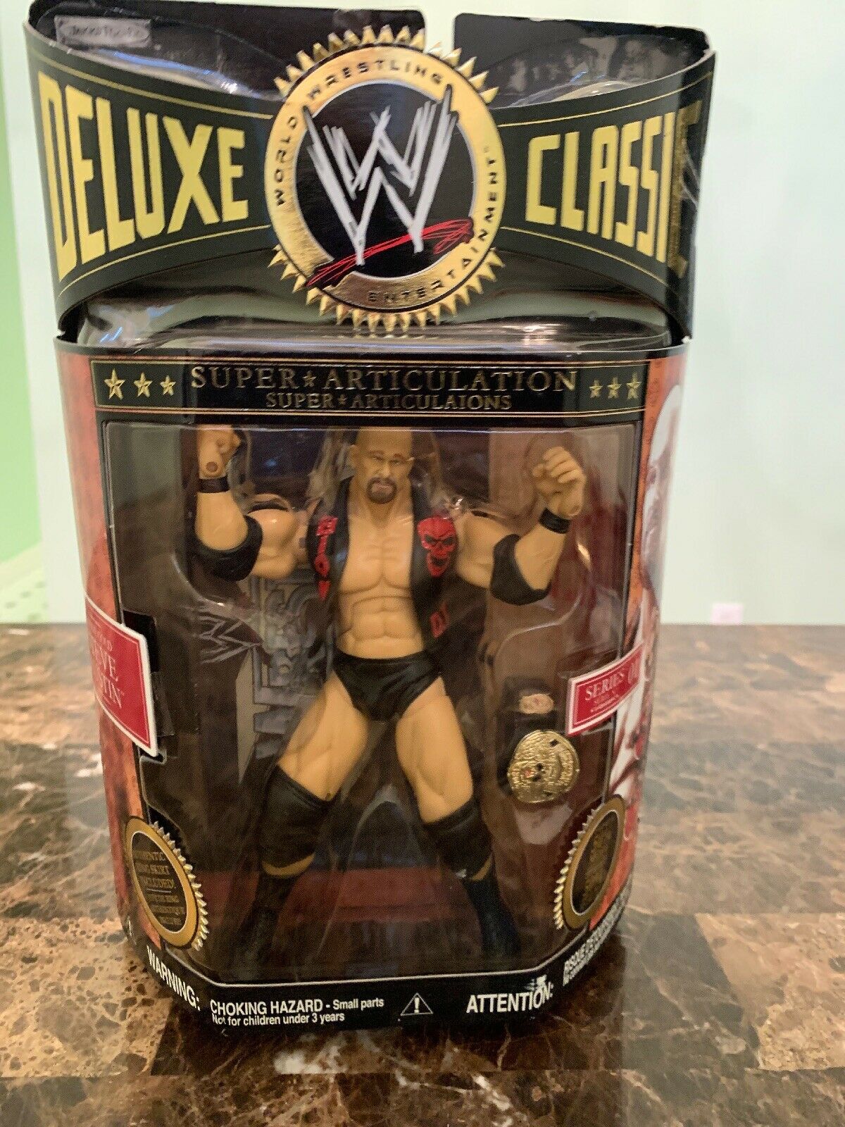 WWE Jakks Classic Superstars Steve Austin Action Figure Series 1 ...