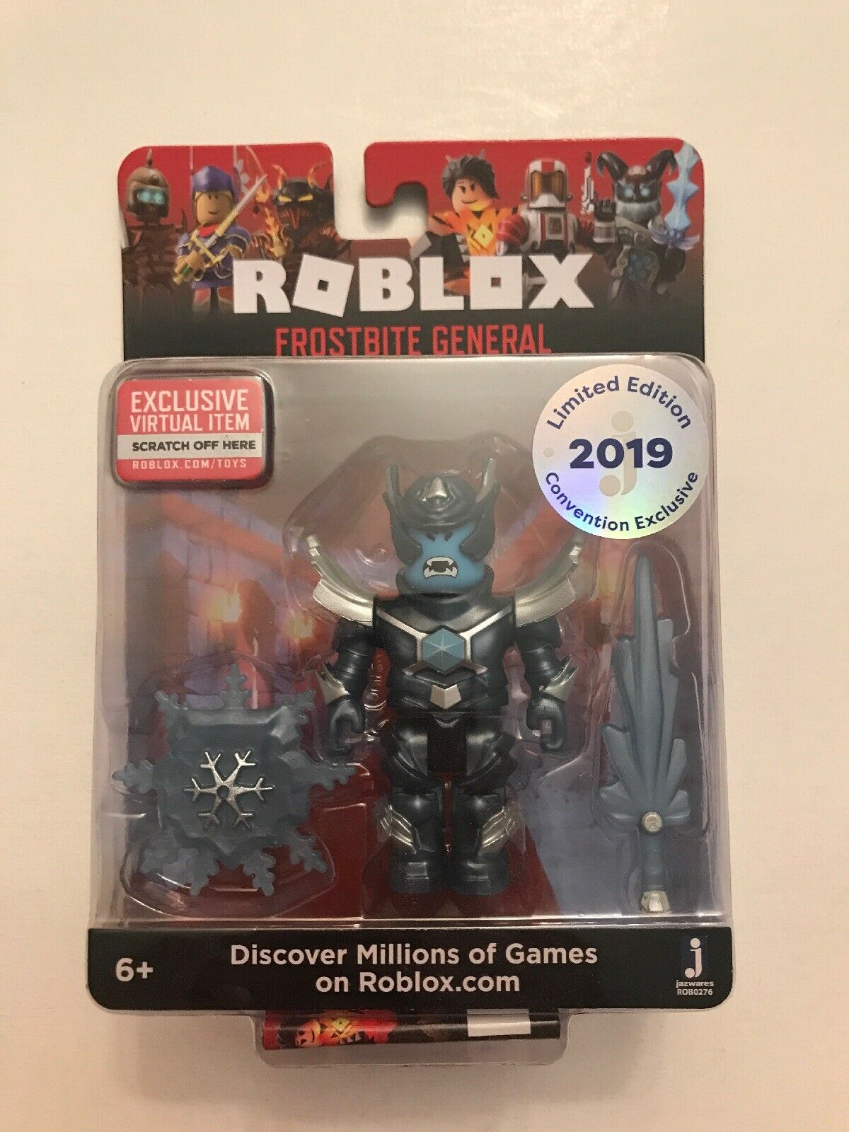 SDCC 2019 Roblox FROSTBITE GENERAL Limited Edition Comic Con Exclusive ...