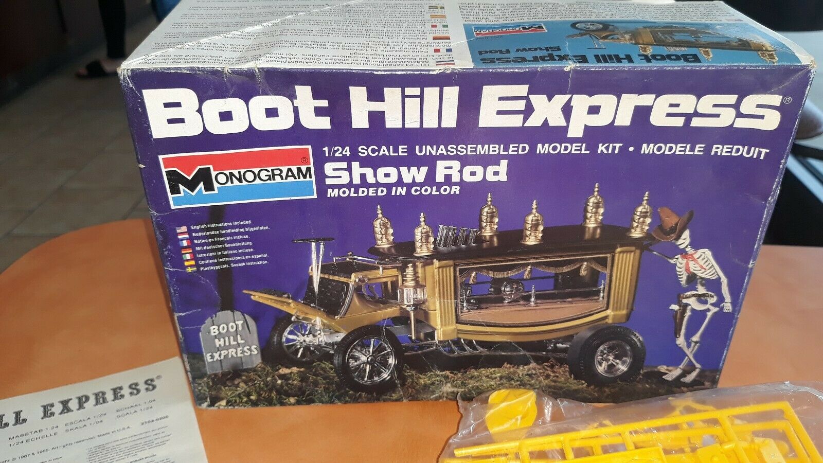 Vintage 1985 Monogram Boot Hill Express Model Kit Unbuilt 1:24 Old Show ...