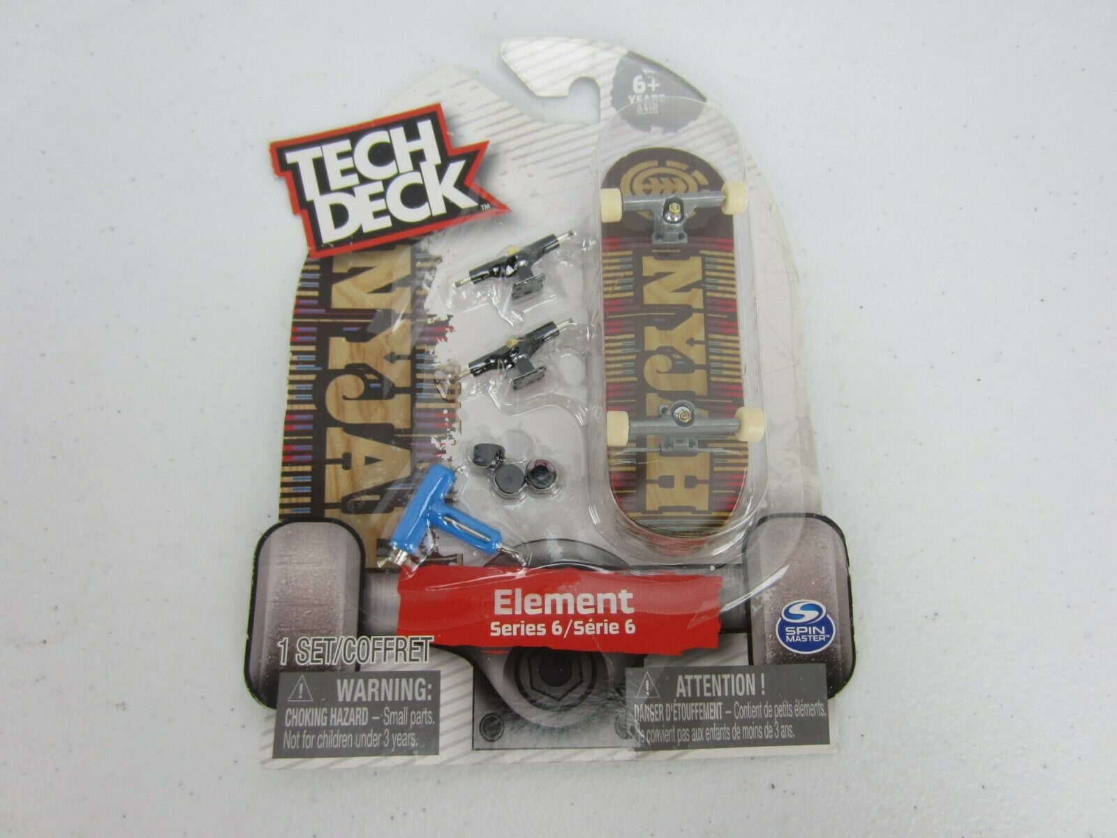 Tech Deck ELEMENT Fingerboards Skateboards Series 6 ULTRA RARE NYJAH ...