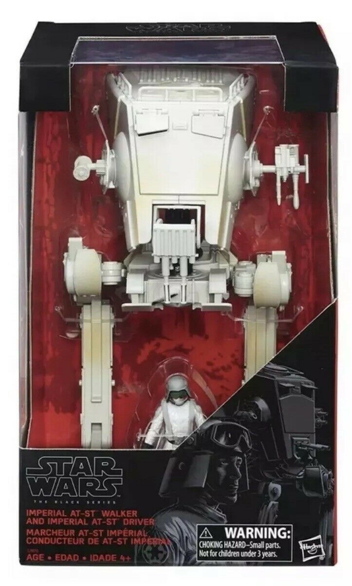 Star Wars IMPERIAL Black Series AT - ST Walker MIB Hasbro W/ DRIVER ...