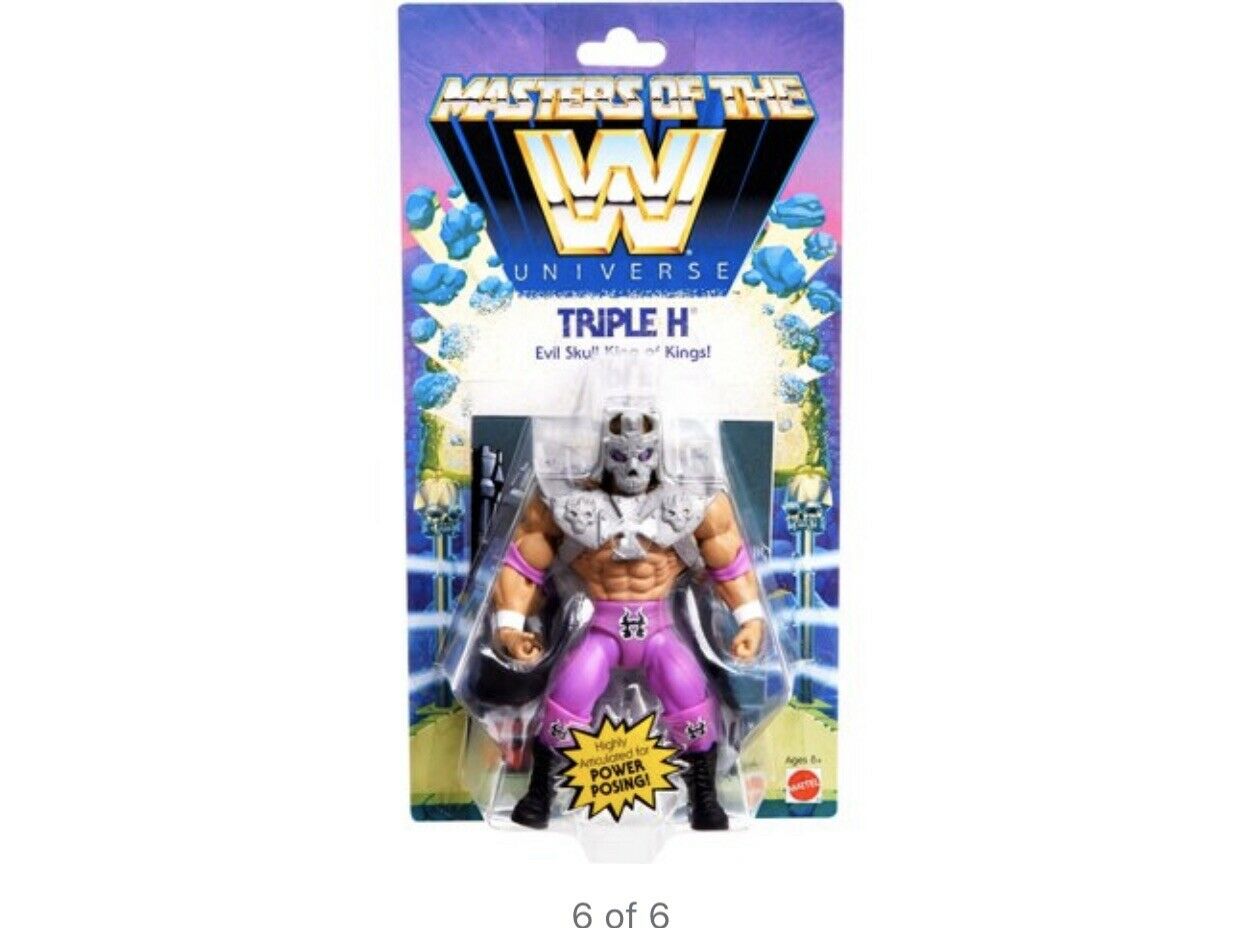 Exclusive WWE Masters Of The WWE Universe TRIPLE H Action Figure MOTU ...