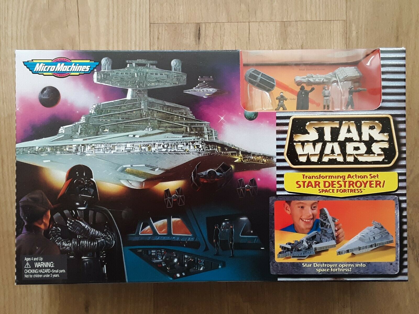 GALOOB MICRO MACHINES STAR WARS STAR DESTROYER SPACE FORTRESS PLAYSET ...