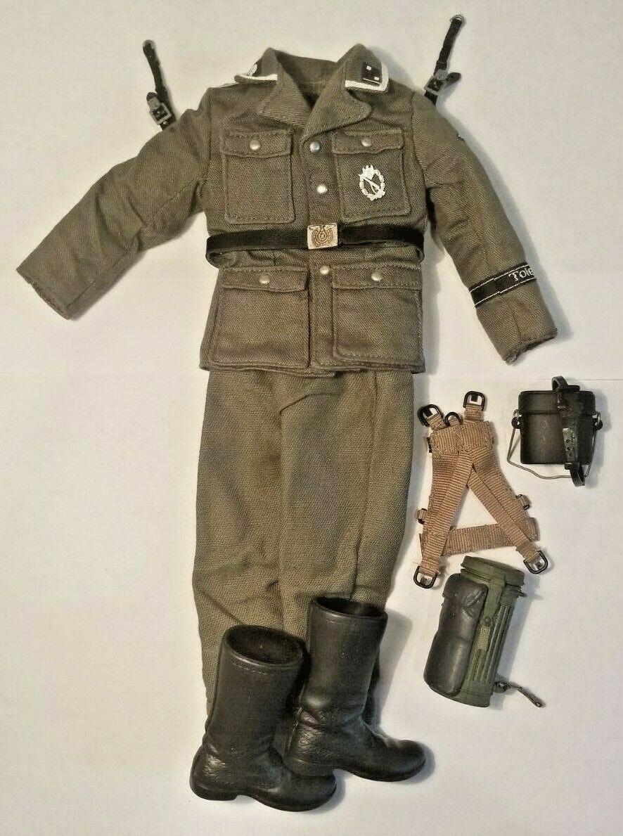 1/6 Scale WW2 German SS Totenkopf Uniform And Field Gear | #21843065