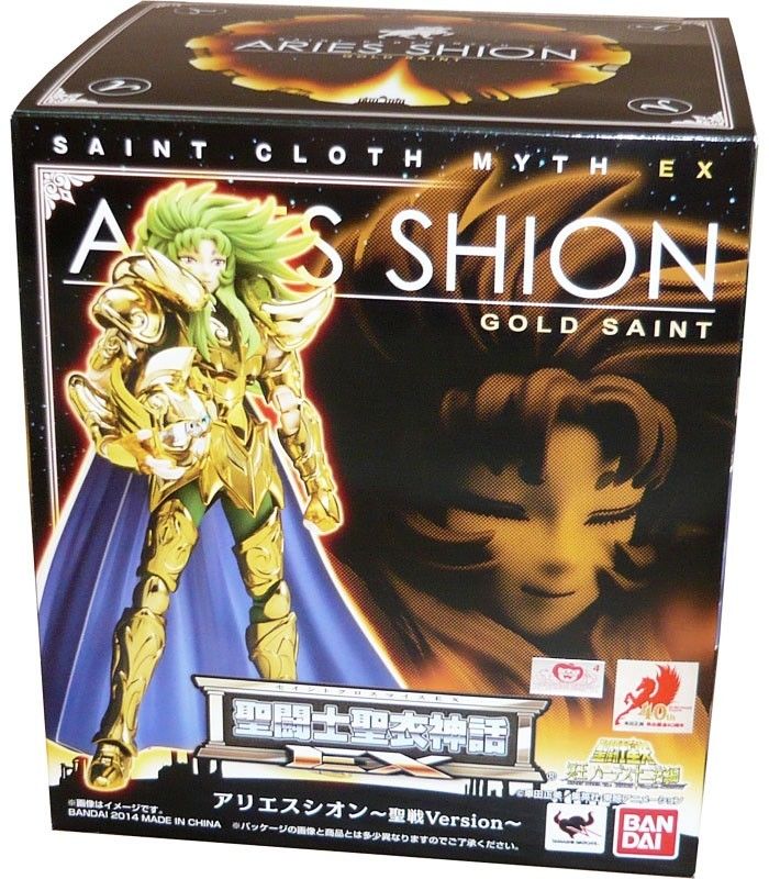 Bandai Saint Seiya Myth Cloth EX Aries Shion Holy War Version Action ...