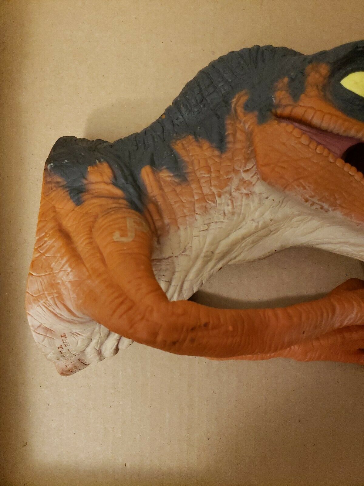 Vintage 1996 Jurassic Park: The Lost World Raptor Dinosaur Hand Puppet ...