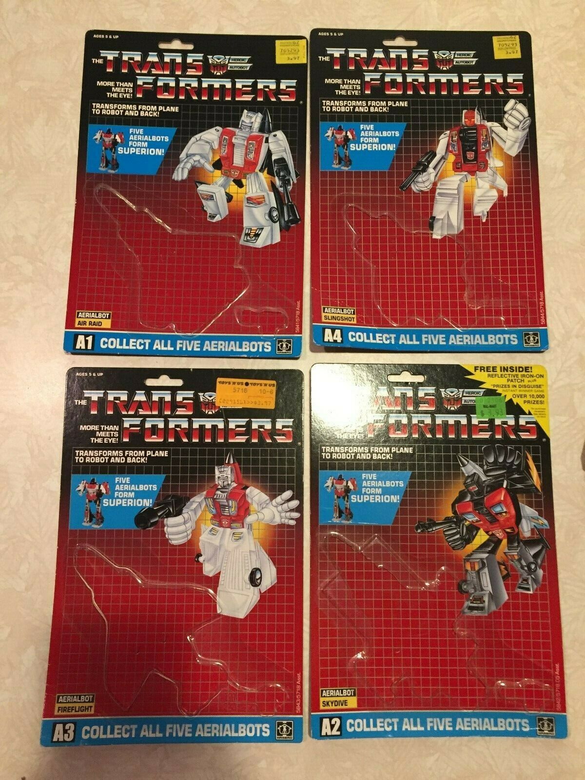 Transformers G1 Superion Aeriolbots W/ Silverbolt Box And Cards Vintage ...