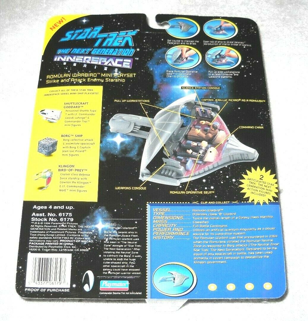 Star Trek: The Next Generation Innerspace - Romulan Warbird - 100 MOC ...