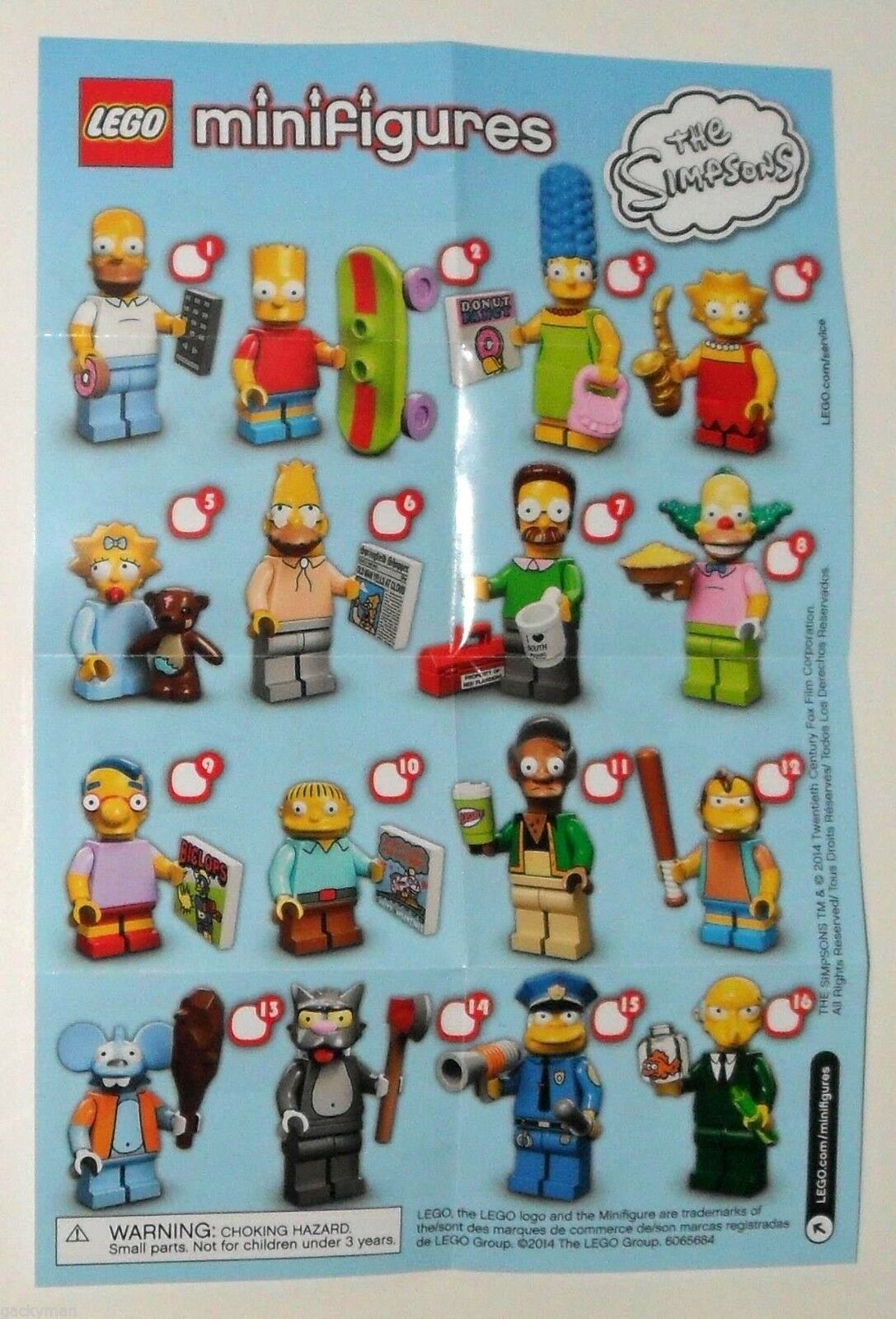 Lego The Simpsons Series 1 Homer Simpson Minifigure 1 Of 16 With ...