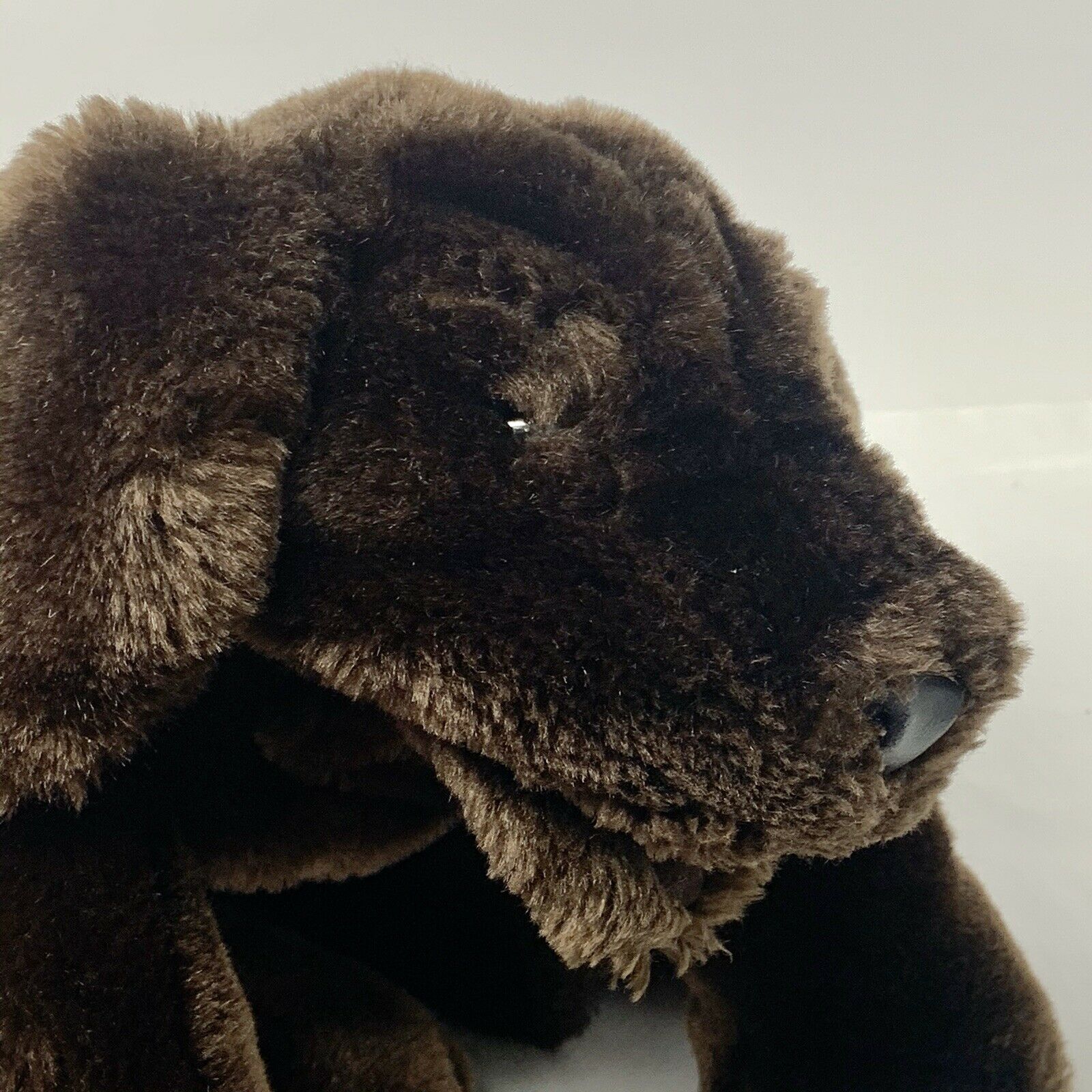 Folkmanis Plush Chocolate Lab Labrador Dog Full Body Hand Puppet 16 ...