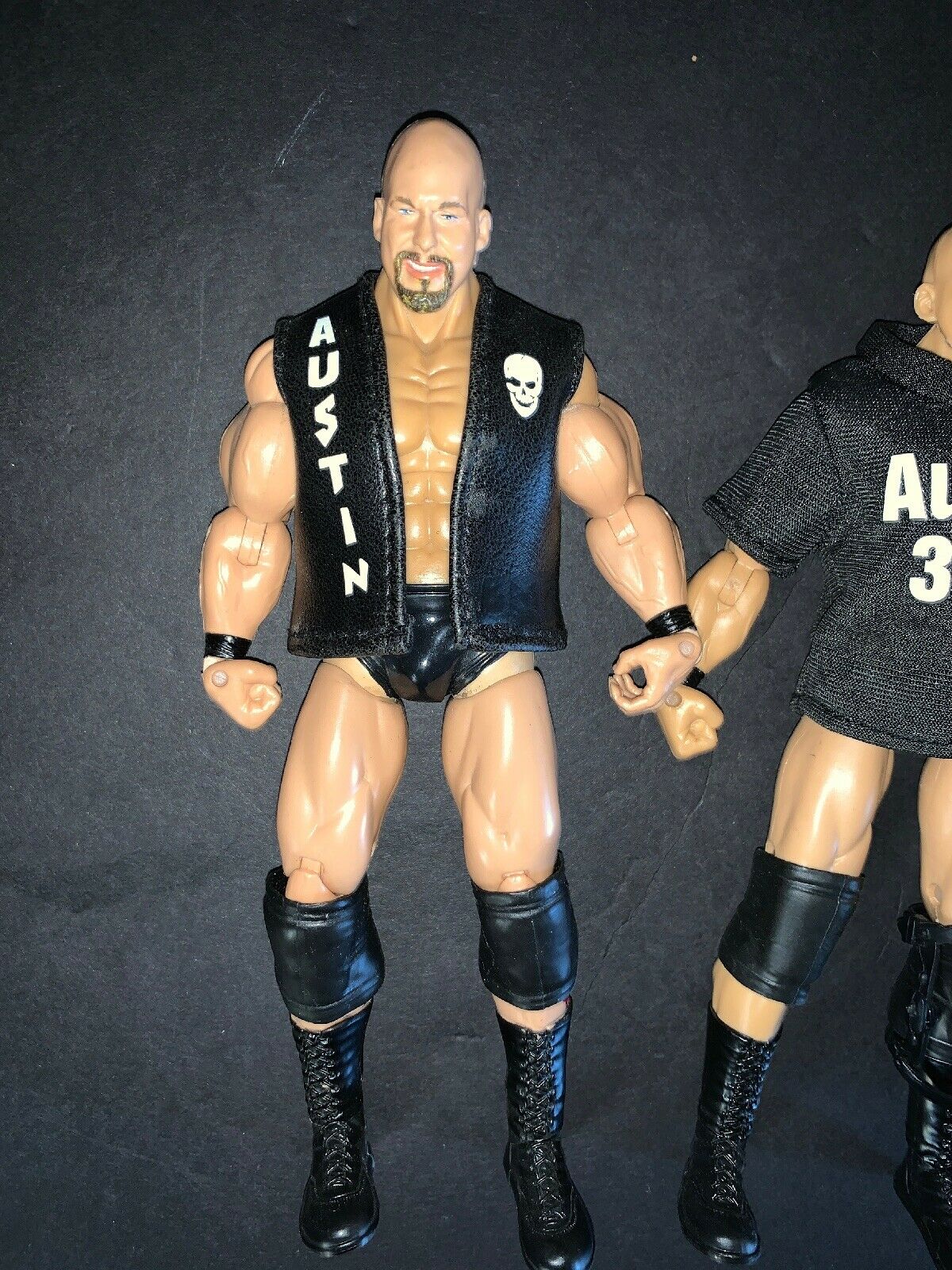 WWE Jakks Classic Deluxe Superstars Ringside Stone Cold Steve Austin ...