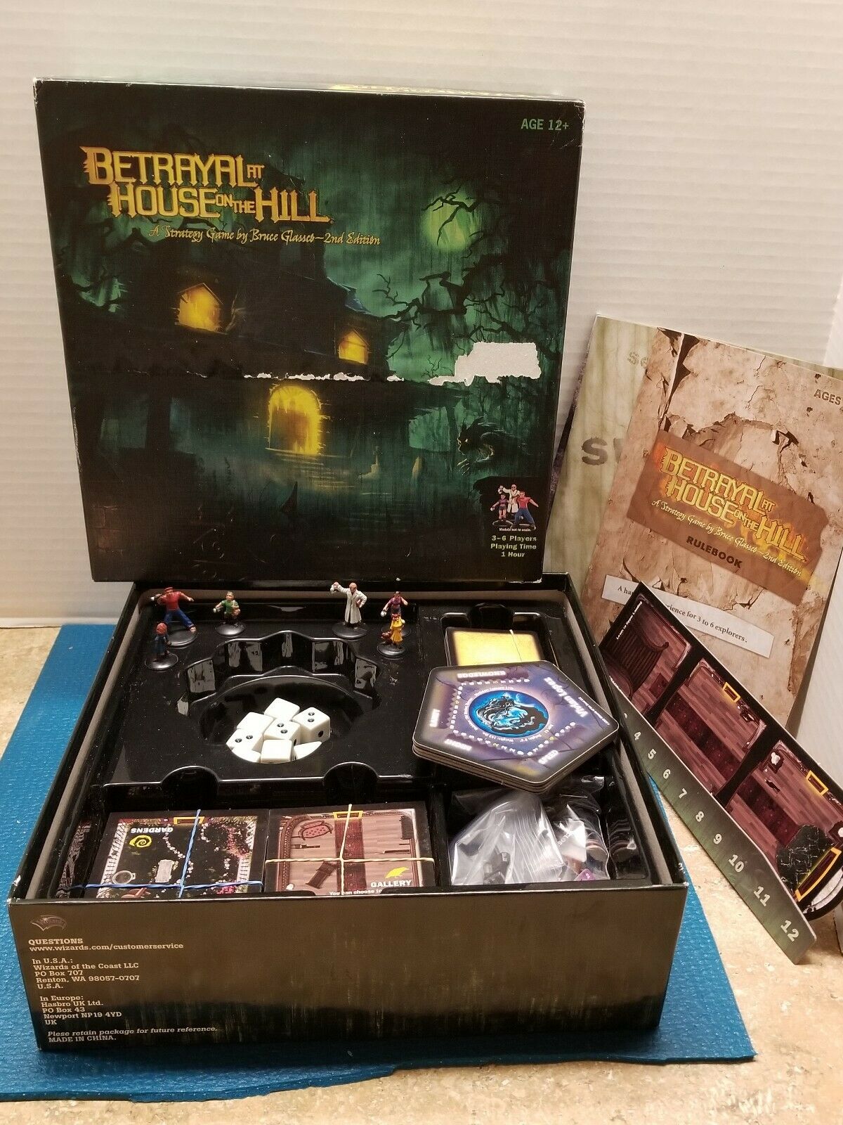 Betrayal At House On The Hill A Strategy Game By Bruce Glassco, 2nd ...