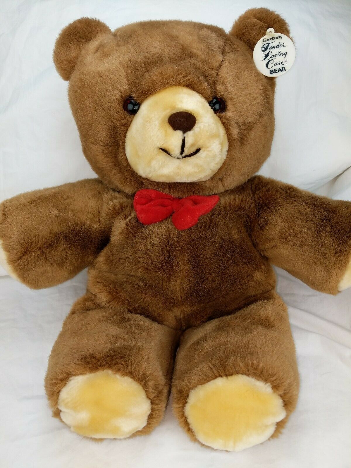 Gerber Vintage TLC Tender Loving Care Brown Teddy Bear 20” Plush Soft ...