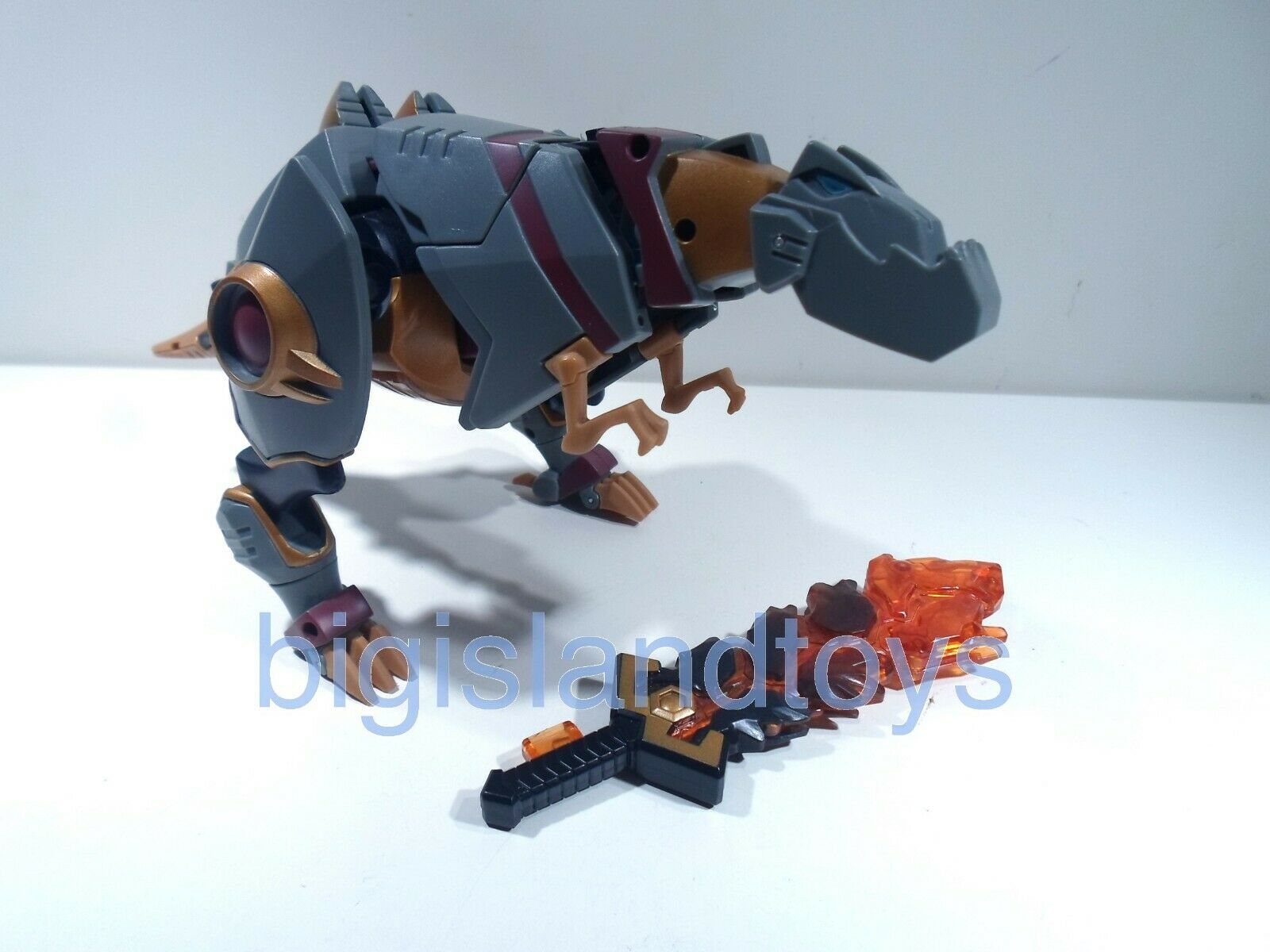 Transformers Animated Series 2008 Grimlock Voyager Class Action Figure ...