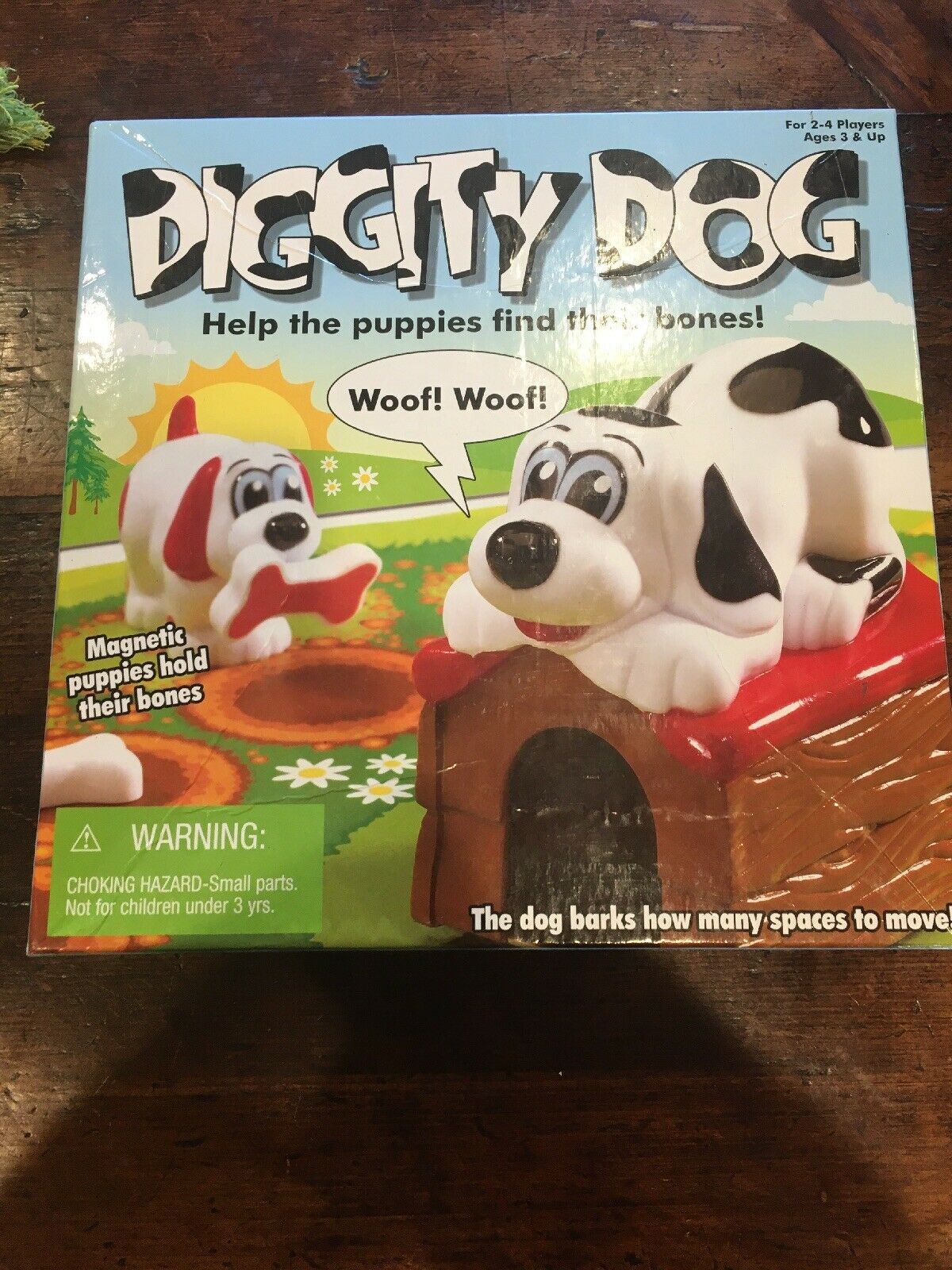 Diggity Dog Board Game Complete Puppies Bones Kids Learning Game ...
