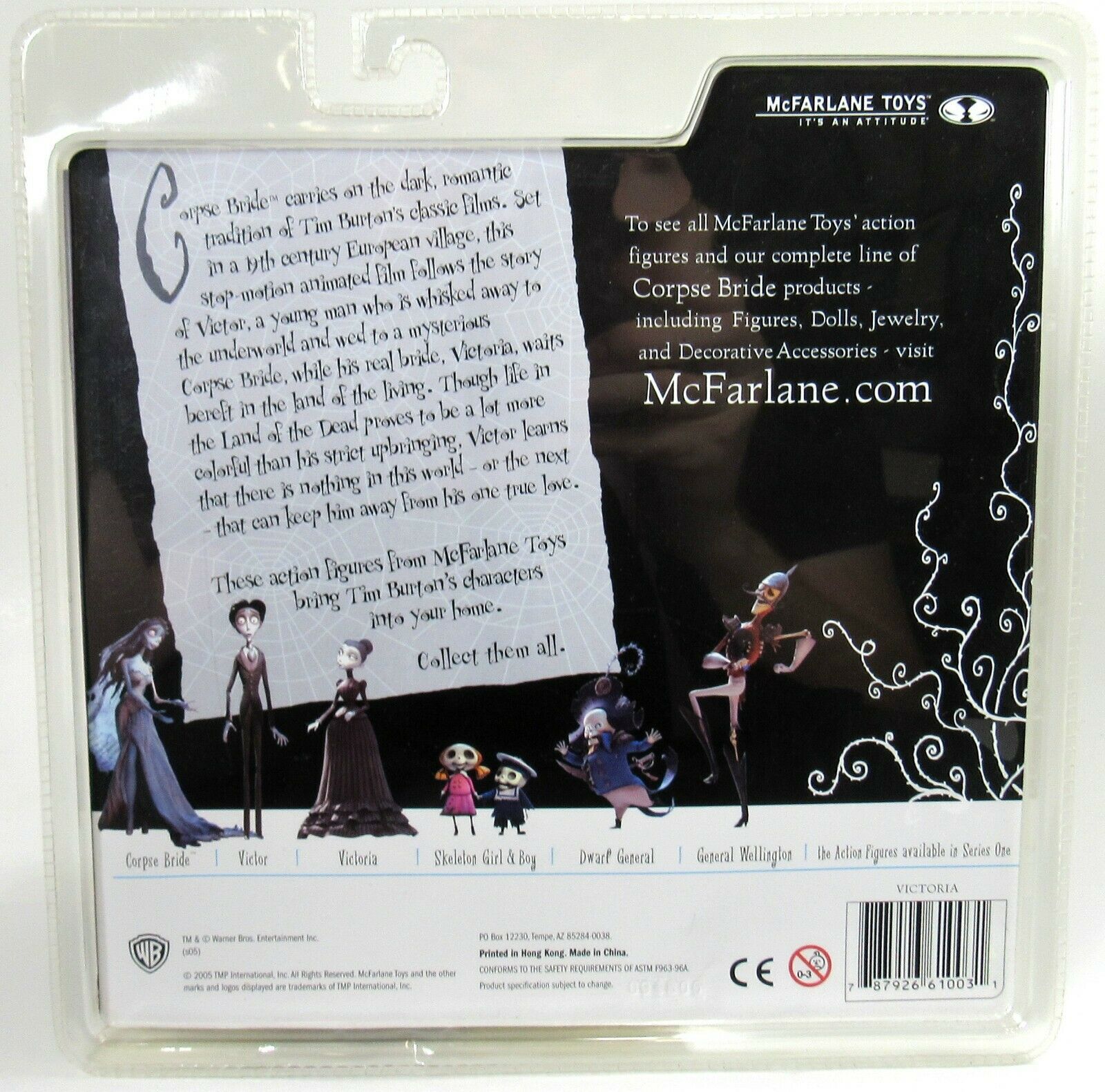 McFarlane Tim Burtons Corpse Bride Series 1 Victoria Figure 2005 ...