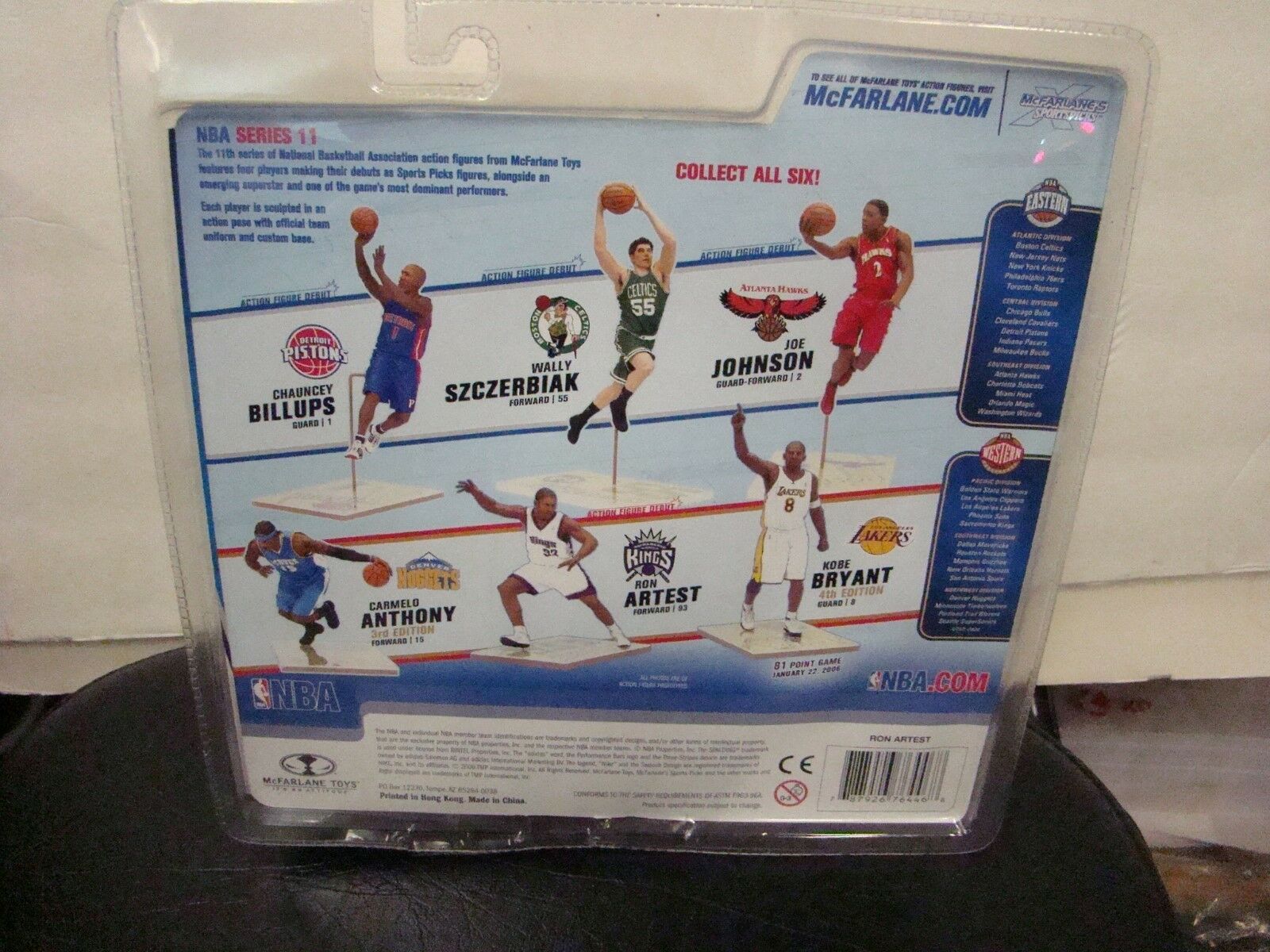 2006 McFarlane NBA Series 11 Ron Artest Sacramento Kings Action Figure ...
