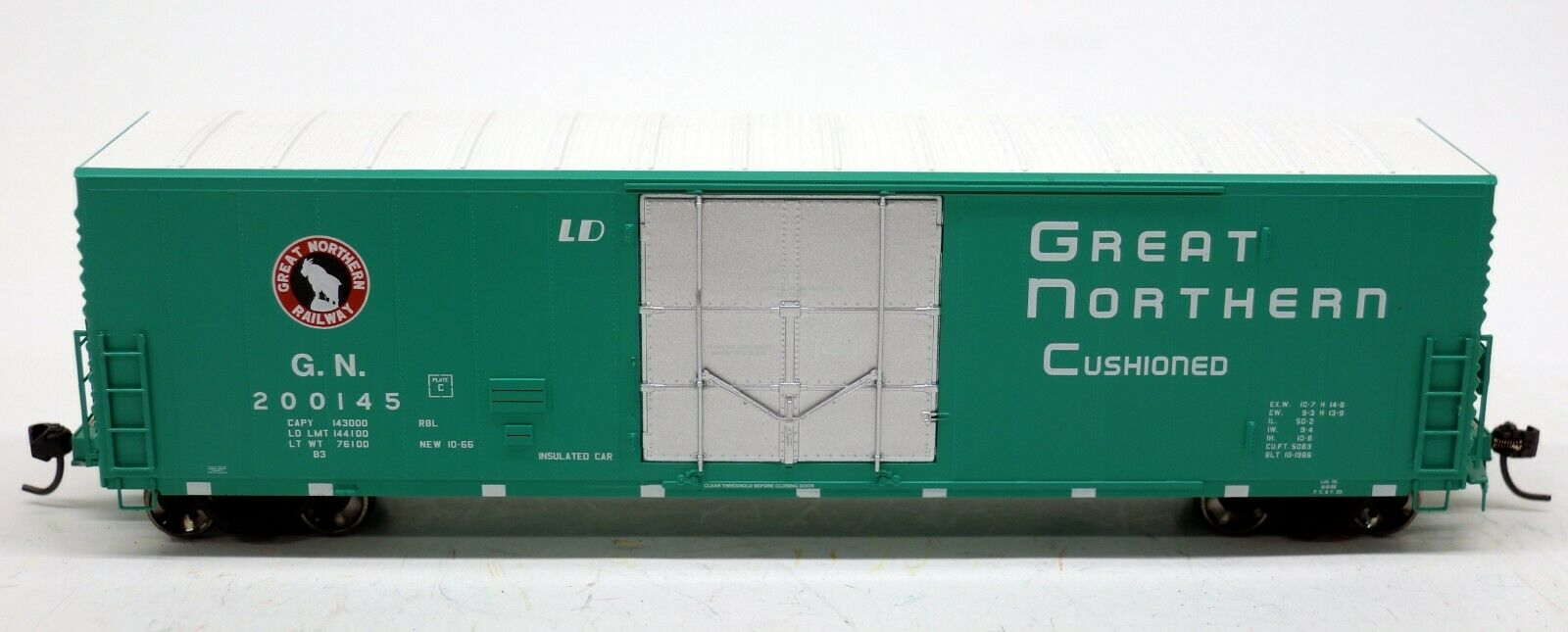 HO Scale Great Northern 200145 50 ' Plug Double Door Box Car Good ...