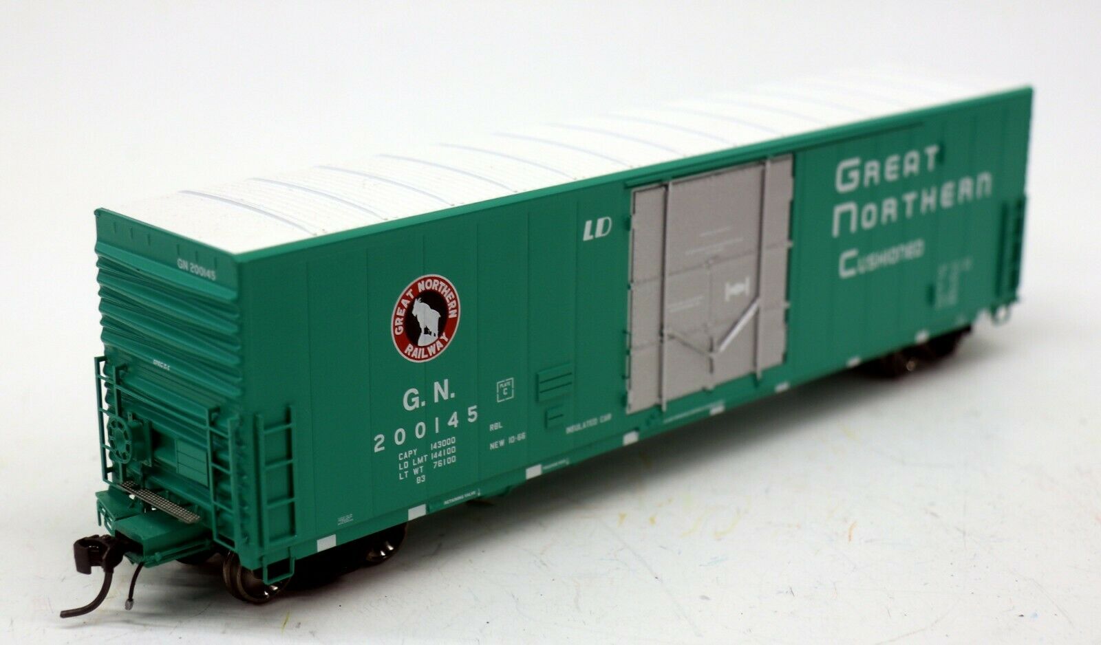 HO Scale Great Northern 200145 50 ' Plug Double Door Box Car Good ...