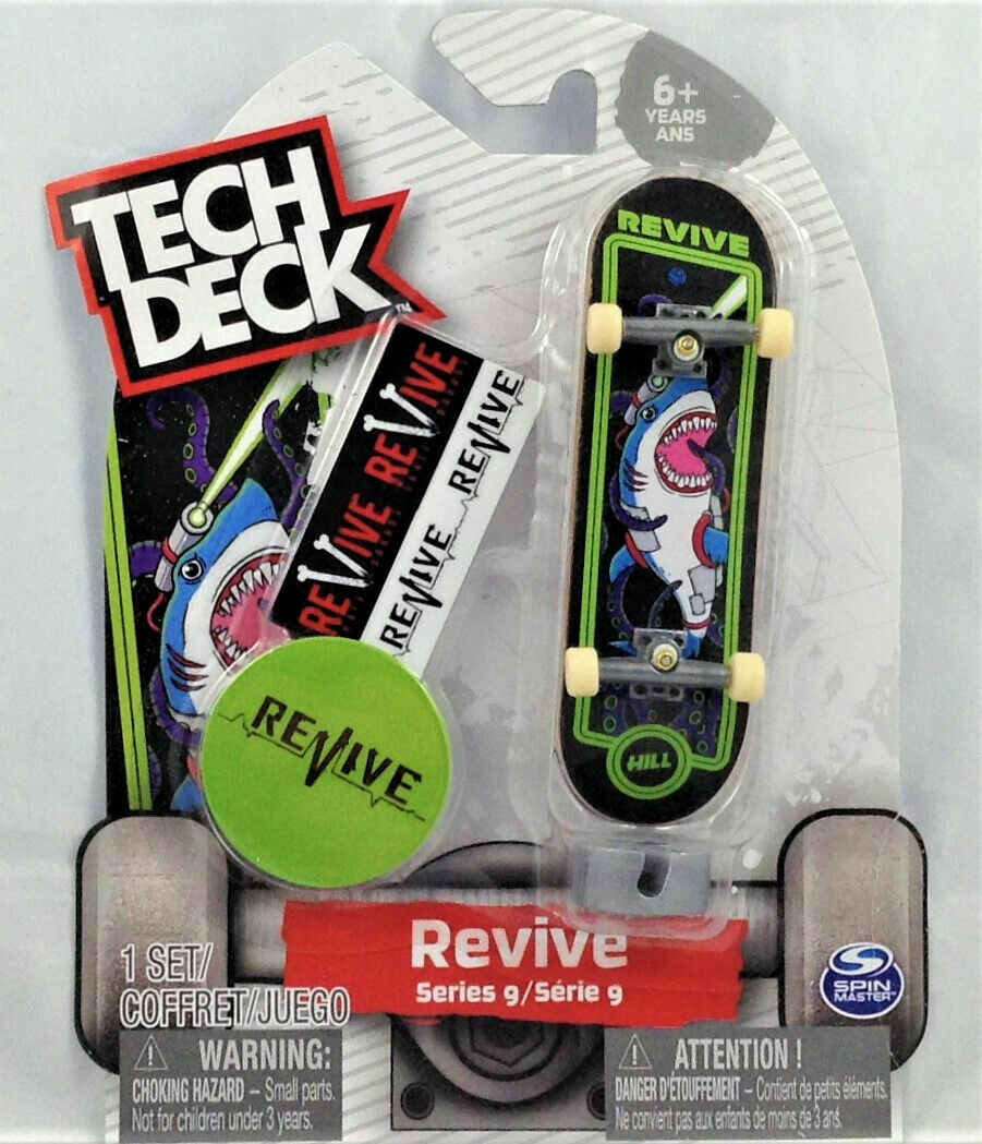 Tech Deck REVIVE Skateboards Fingerboards Series 9 John Hill Shark ...