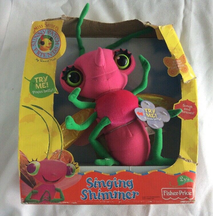 2005 Fisher Price Miss Spiders Friend Singing Shimmer Talking Plush ...