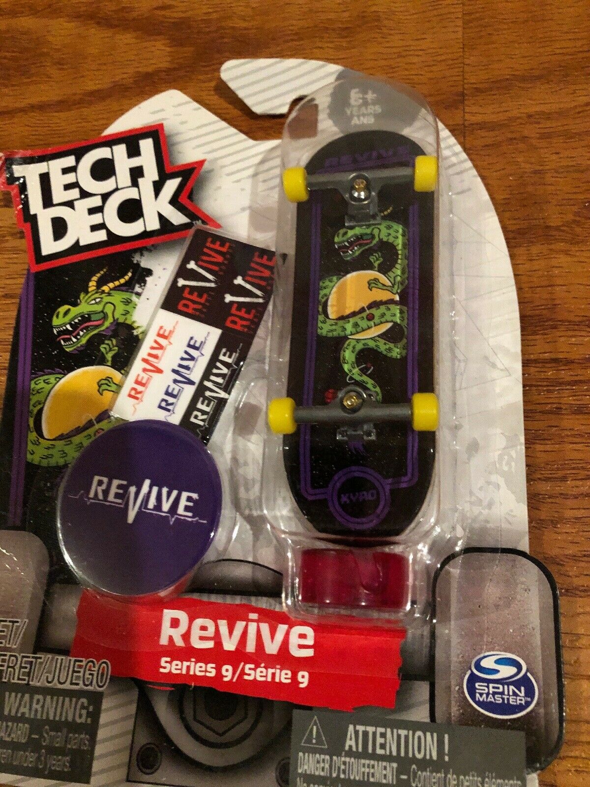 Tech Deck REVIVE Skateboards Fingerboards Series 9 KYRO Dragon Model ...