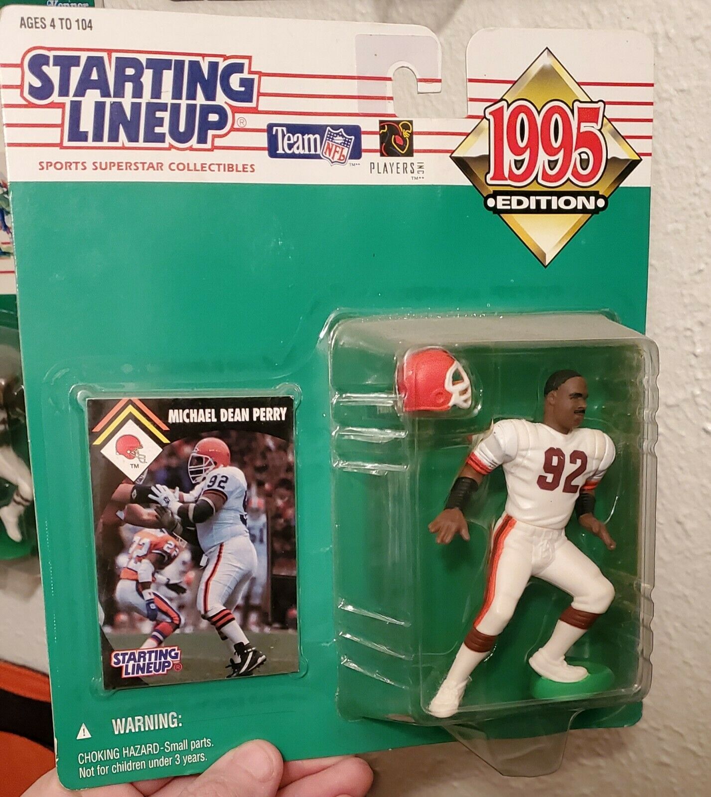 1995 Michael Dean Perry Starting Lineup Figure SLU Cleveland Browns ...