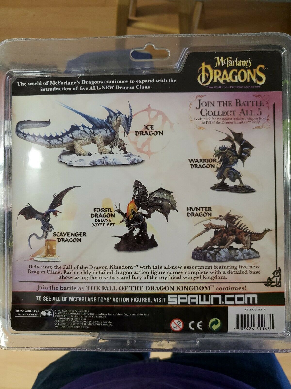 McFarlane ' S Dragons - Fall Of The Dragon Kingdom - Ice Dragon Series ...