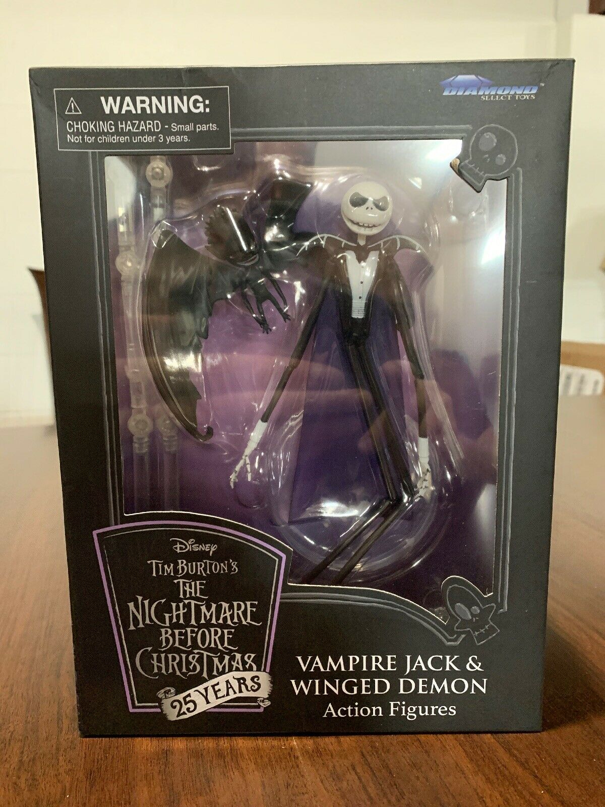 Select Nightmare Before Christmas VAMPIRE JACK & WINGED DEMON Figure ...