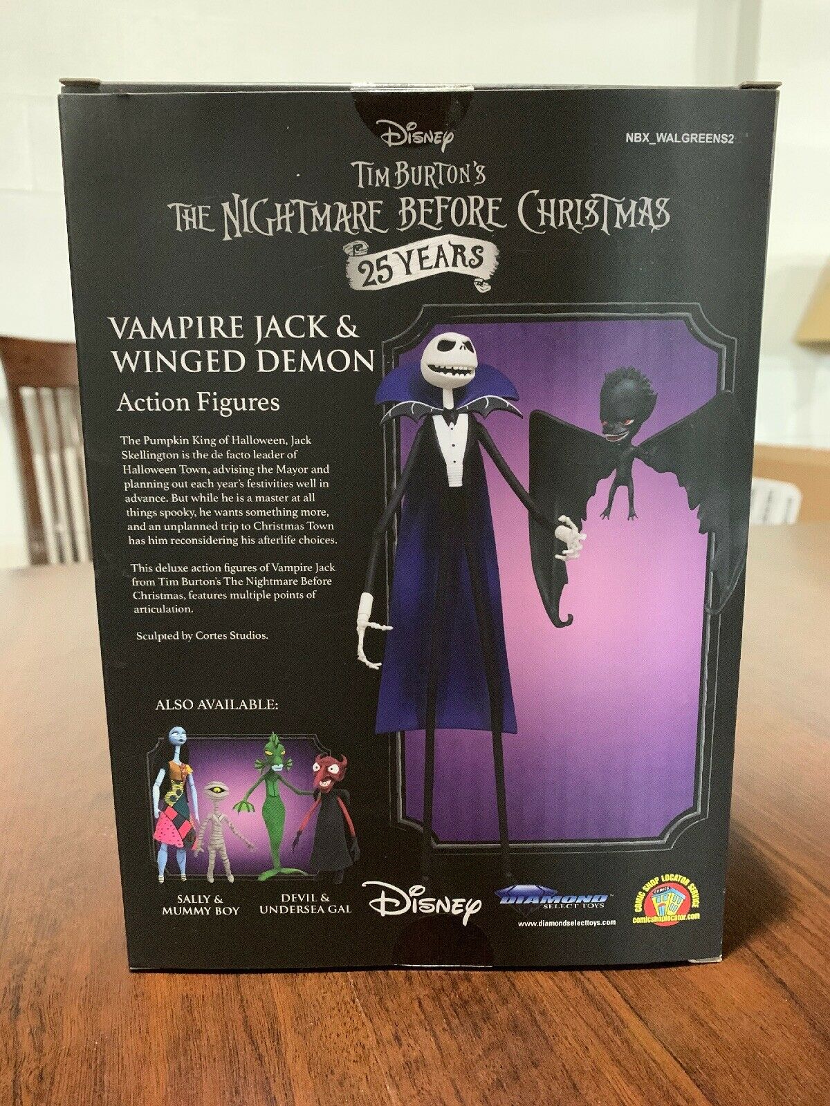 Select Nightmare Before Christmas VAMPIRE JACK & WINGED DEMON Figure ...