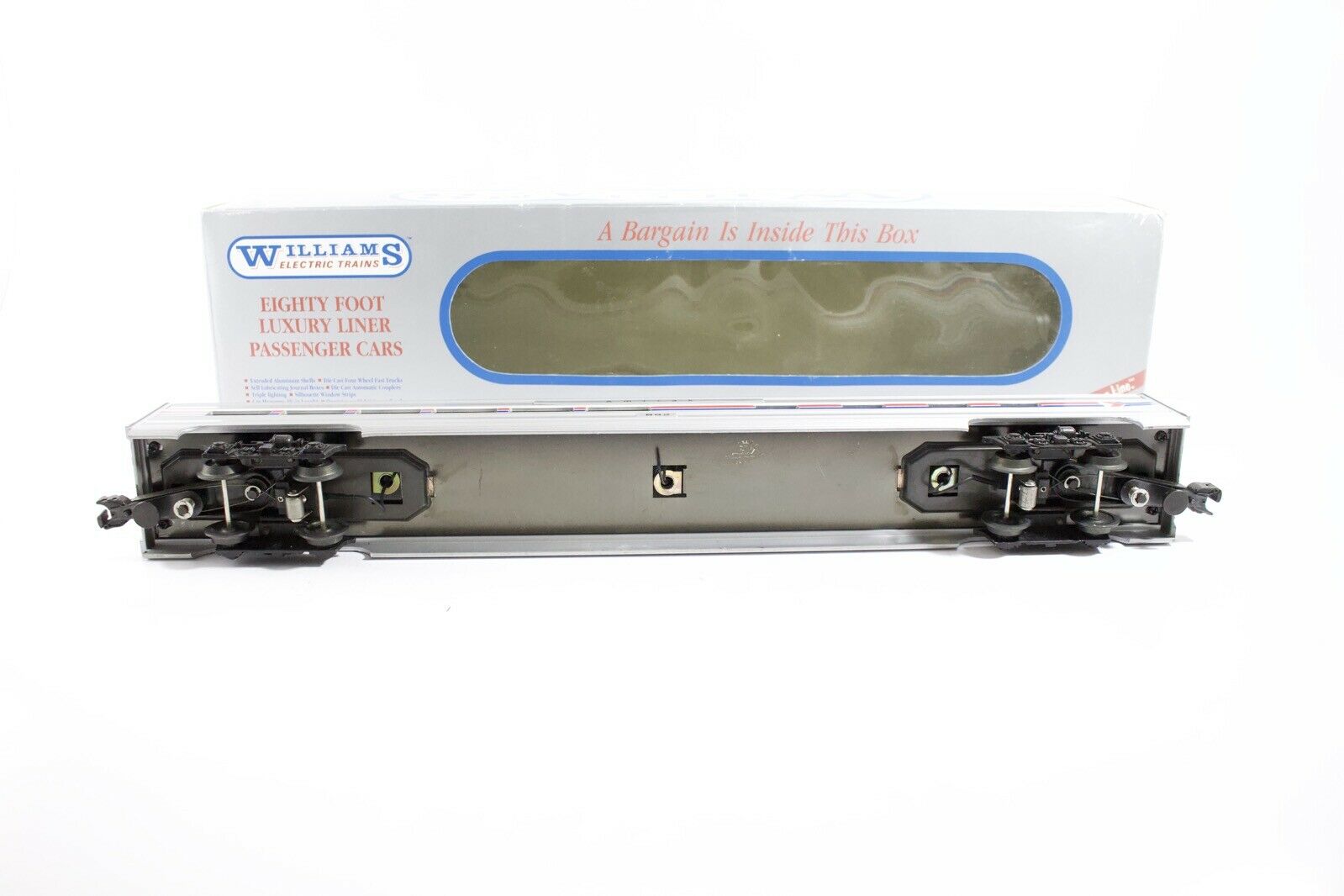 Williams O Gauge Amtrak 882 Aluminum Passenger Car W/ Lights C8, Box ...