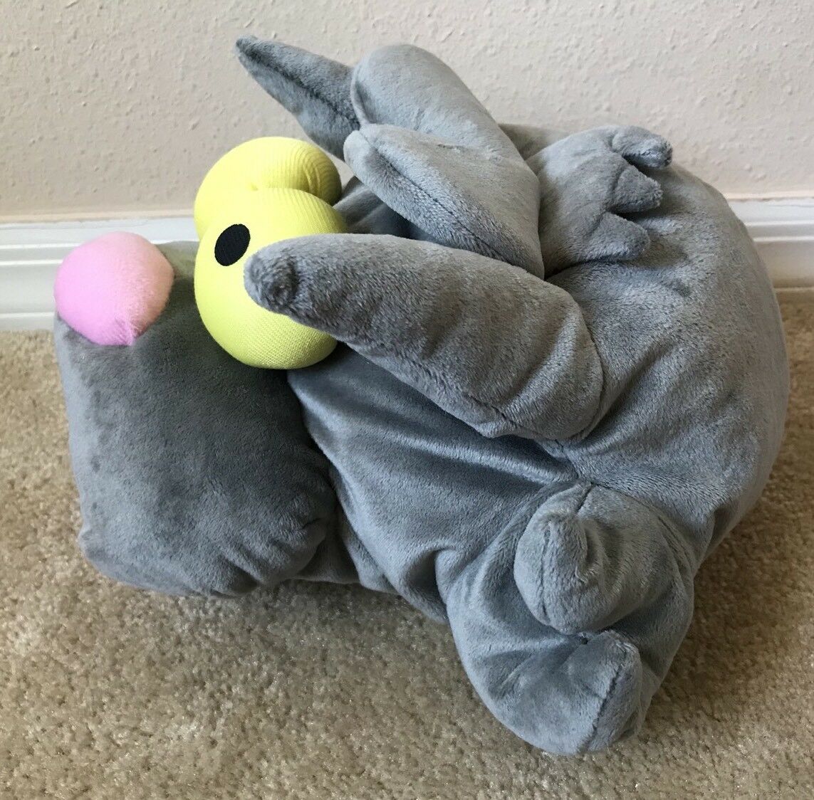 Universal Studios Simpsons Itchy & Scratchy Cat Gray Plush Hat Souvenir ...