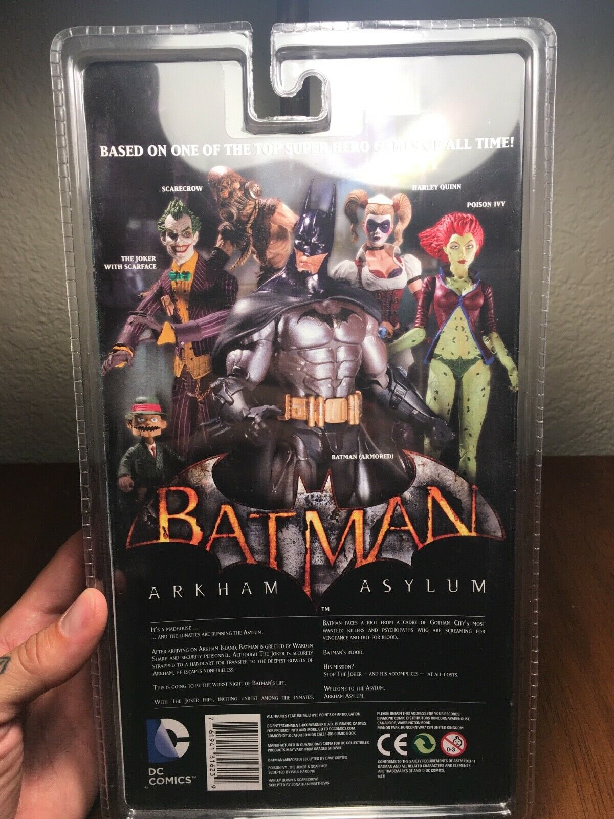 DC Direct Batman Arkham Asylum SCARECROW Series 1 Action Figure | #21593867