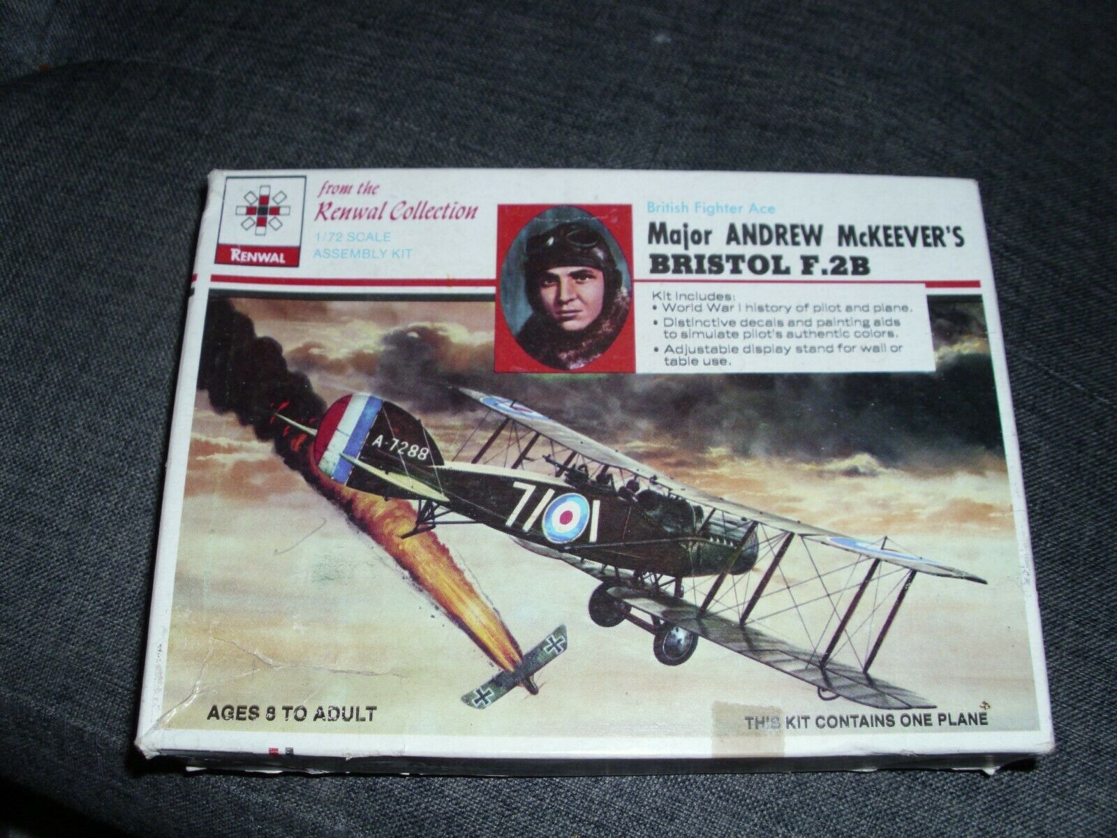 RENWAL 1/72 SCALE MAJOR ANDREW McKEEVERS BRISTOL F. 2B MODEL | #21615876