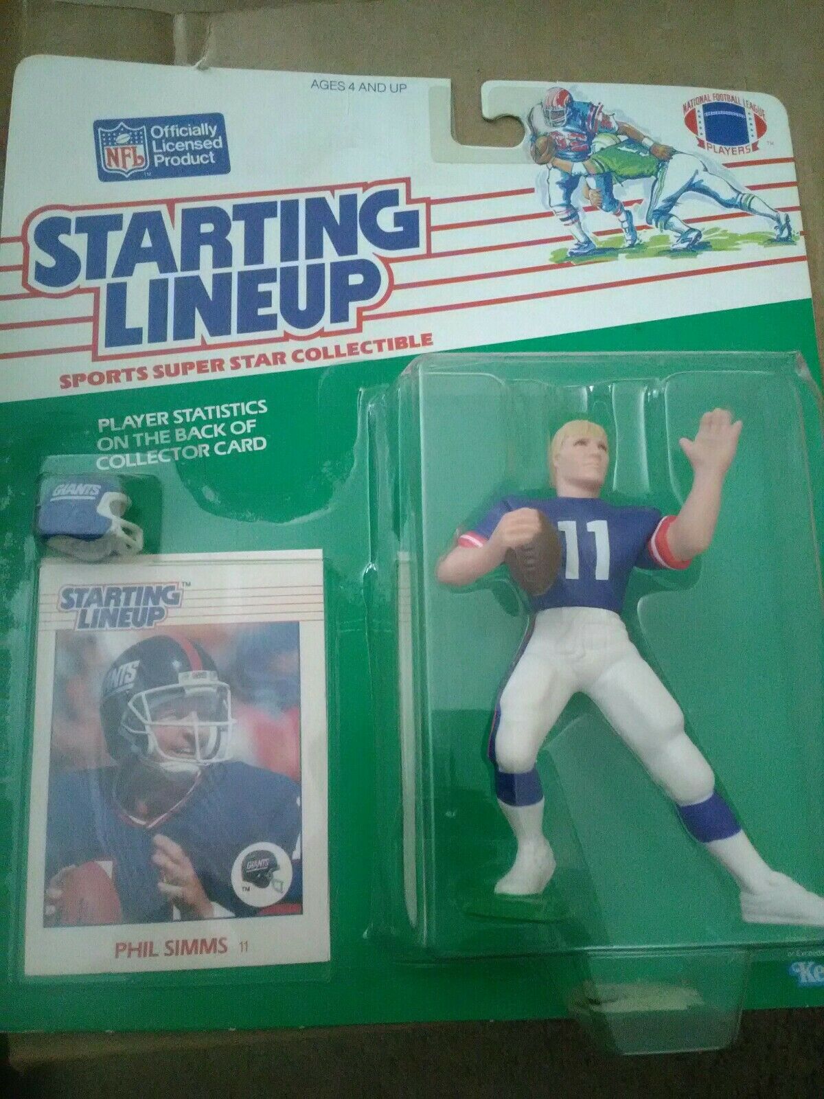 1994 PHIL SIMMS YORK N. Y. GIANTS FOOTBALL STARTING LINEUP | #21591249