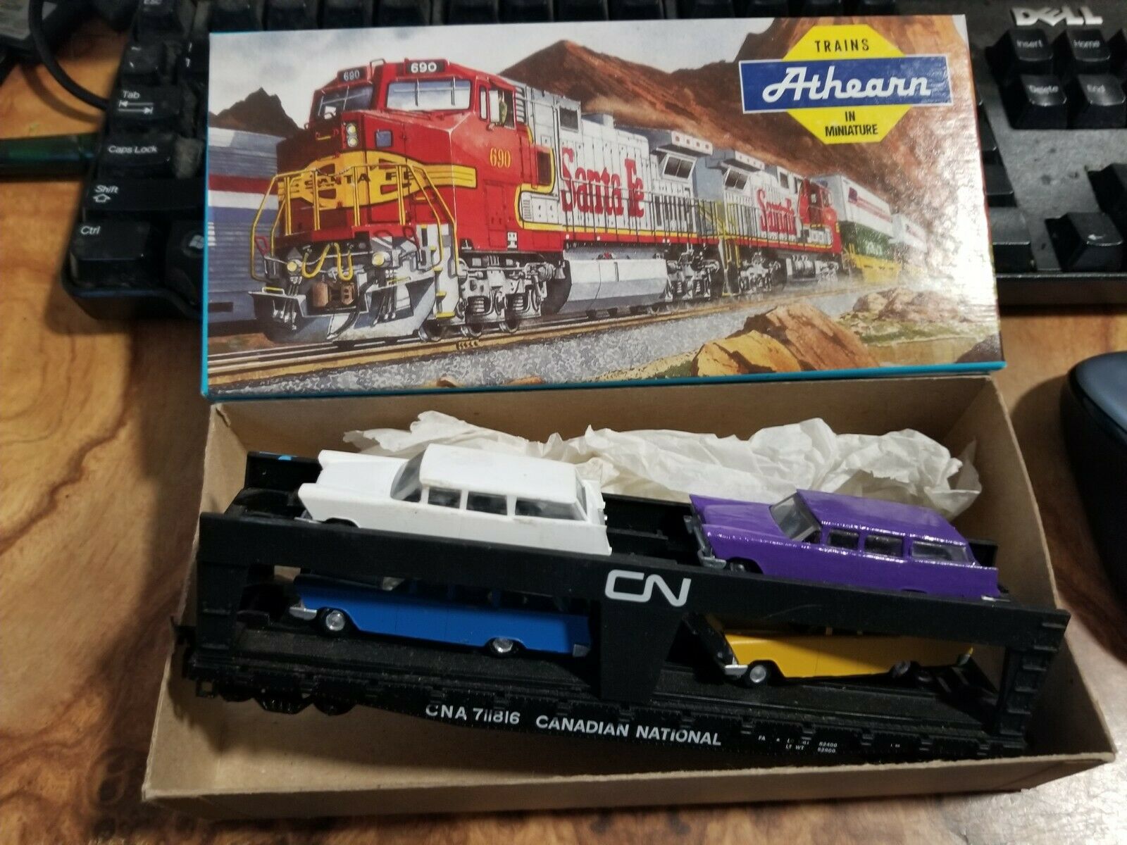 Athearn HO Scale GT Grand Trunk Western Autoloader - With Cars - 1489 ...