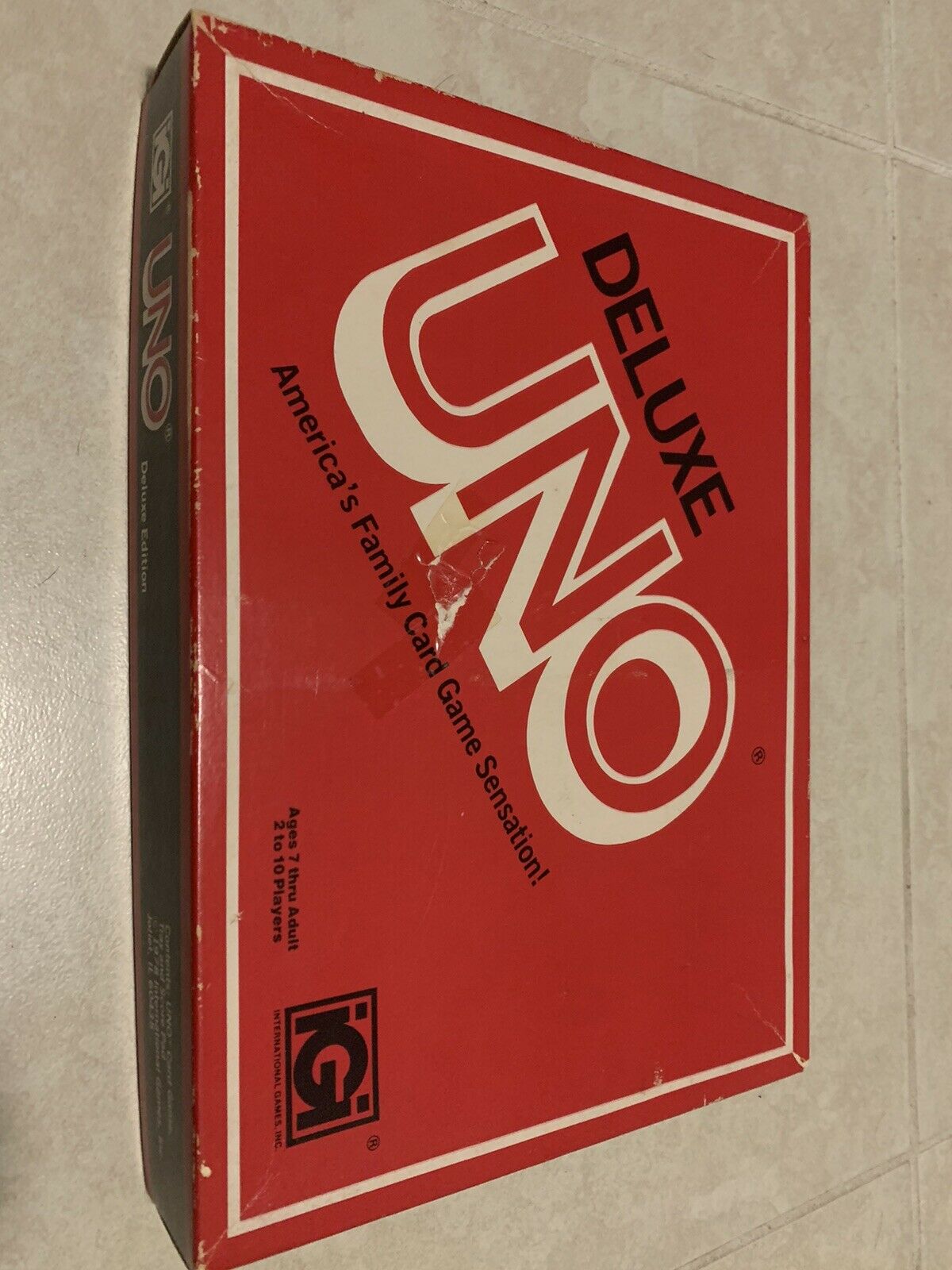 Deluxe Uno 1978 Vintage Card Game With Instructions And Paperwork ...
