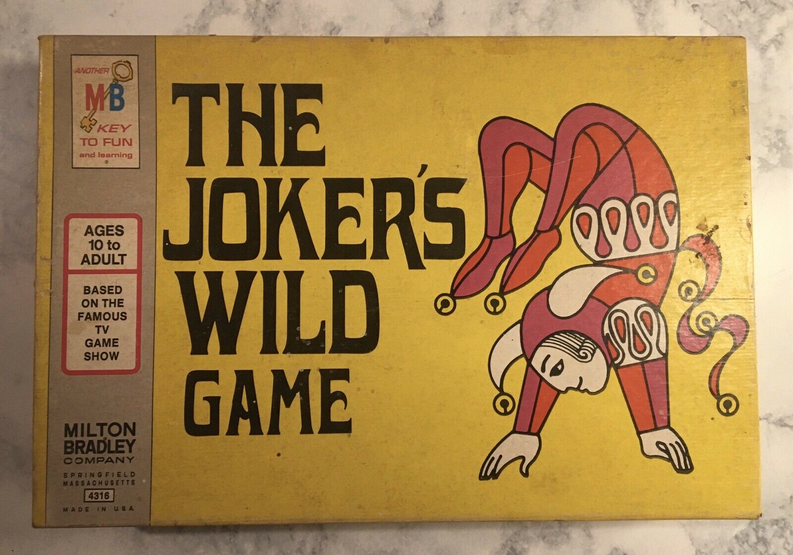 Vintage 1973 The Joker ' S Wild TV Show Board Game Milton Bradley ...