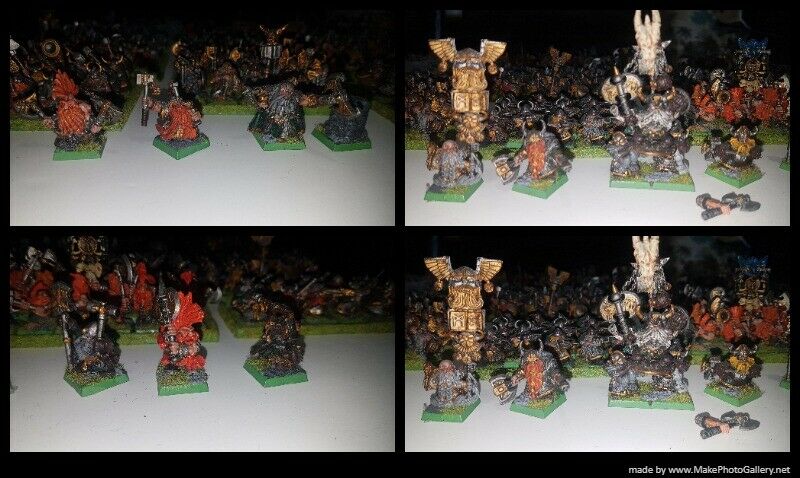 Warhammer Fantasy Age Of Sigmar Dwarf Army Massive Painted OOP | #21575798