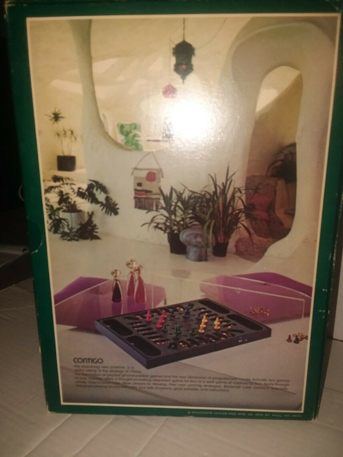 VINTAGE 1974 3M Strategy Bookshelf Game CONTIGO Board Game | #21568997