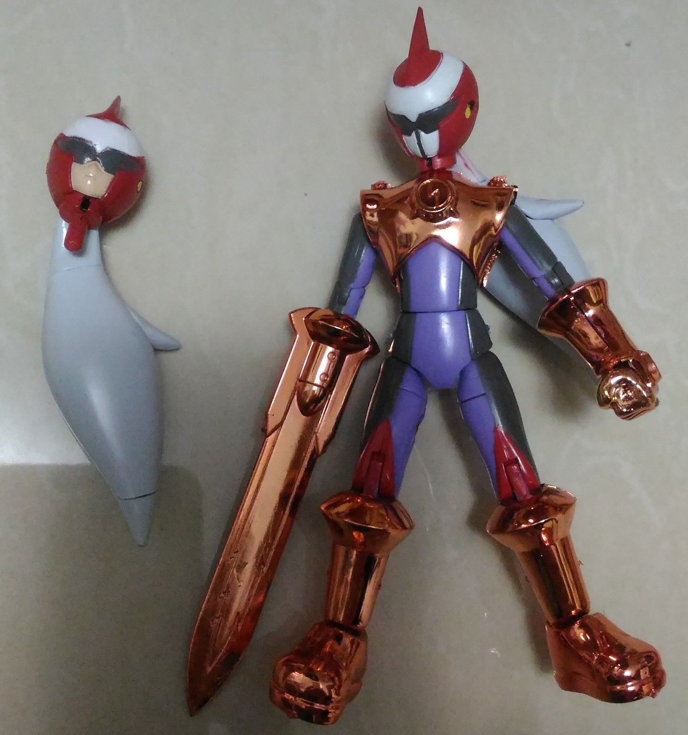 Bandai Rockman Mega Man EXE Action Model Kits Capcom BLUES Plated ...