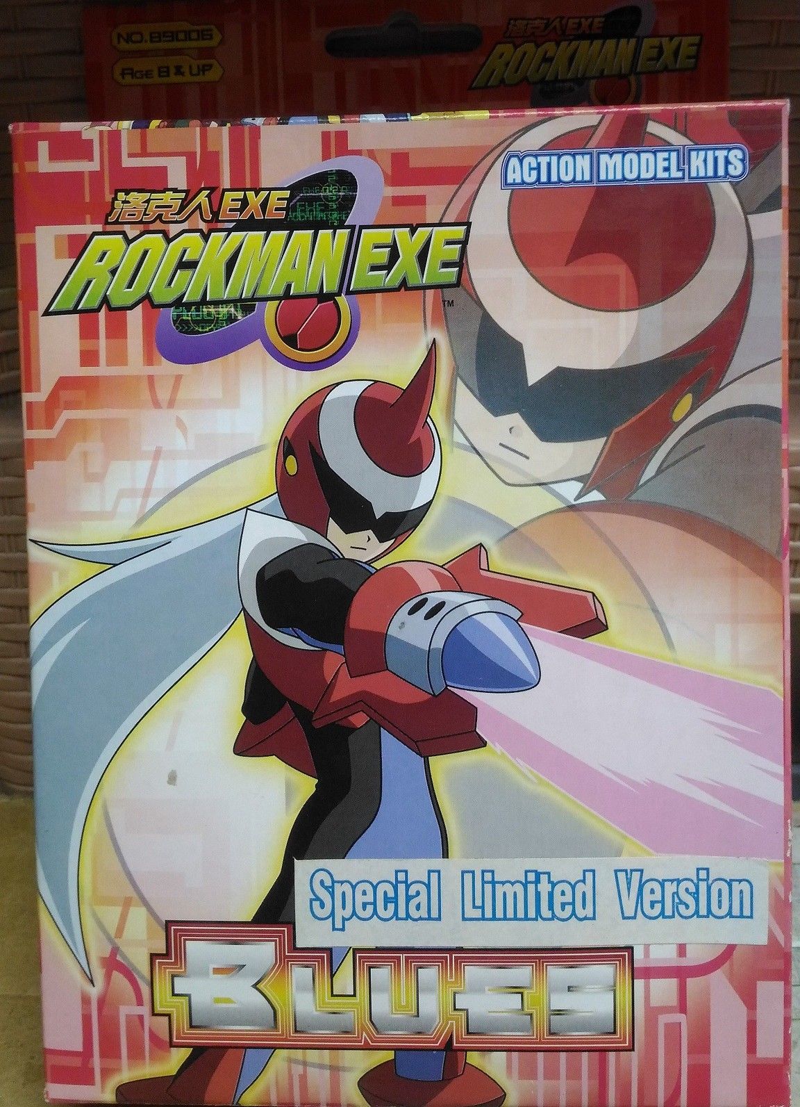 Bandai Rockman Mega Man EXE Action Model Kits Capcom BLUES Plated ...